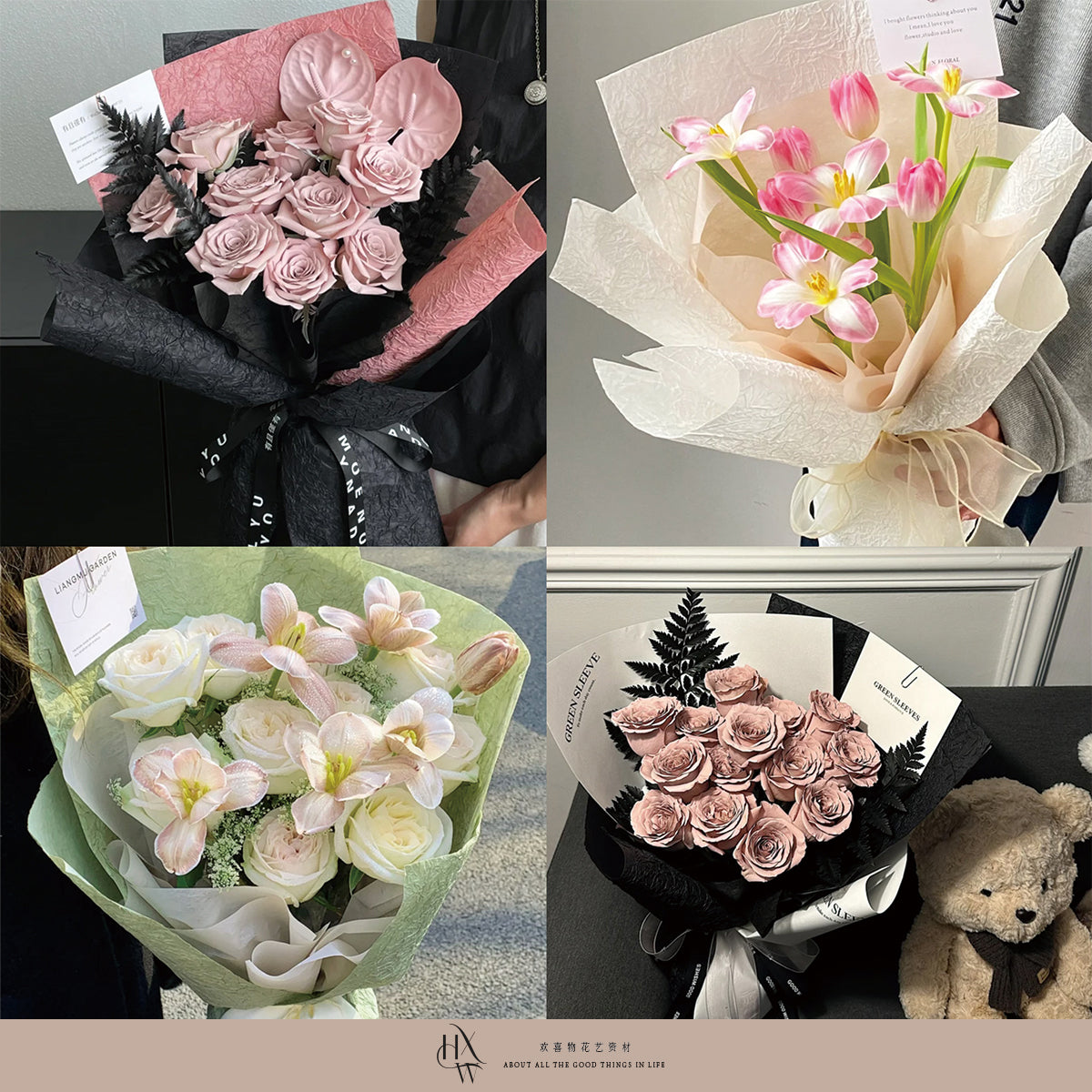 Stone Paper Floral Wrapping Paper – Fantak Packaging